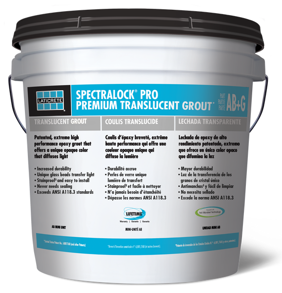 Laticrete SPECTRALOCK PRO Premium Translucent Grout - Full Kit ...