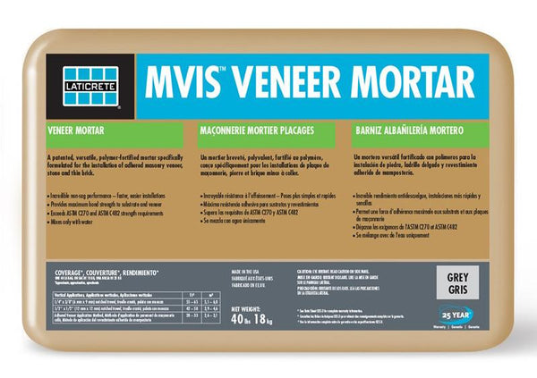 LATICRETE MVIS Veneer Mortar – Flooring Market