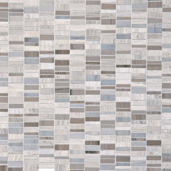 Daltile Decorative Accents Random Linear Mosaic Straight Edge ...