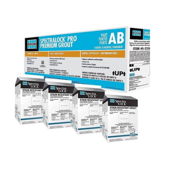 Laticrete SPECTRALOCK Pro Premium Epoxy Grout - Commercial Kit Half Pa ...