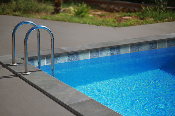 Arterra Porcelain Pool Coping Midnight Montage - 13"x24" – Flooring Market