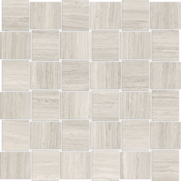 Tile Collection Mayfair Mosaic Basketweave 2x2 Tile Strada Ash ...