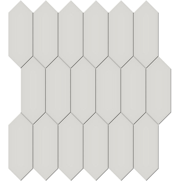 Tile Collection Soho 2x5 Picket Mosaic Tile Halo Grey – Flooring Market