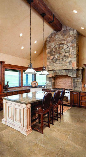 Travertine Tile Collection Tuscany Walnut 18"x18" – Flooring Market