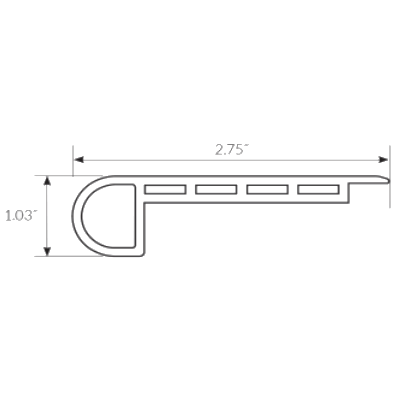 Congoleum Triversa Prime Trim Flush Stair Nose – Flooring Market