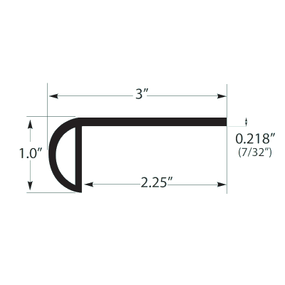 Paramount RigidCORE Cornerstone Trim Flush Stairnose
